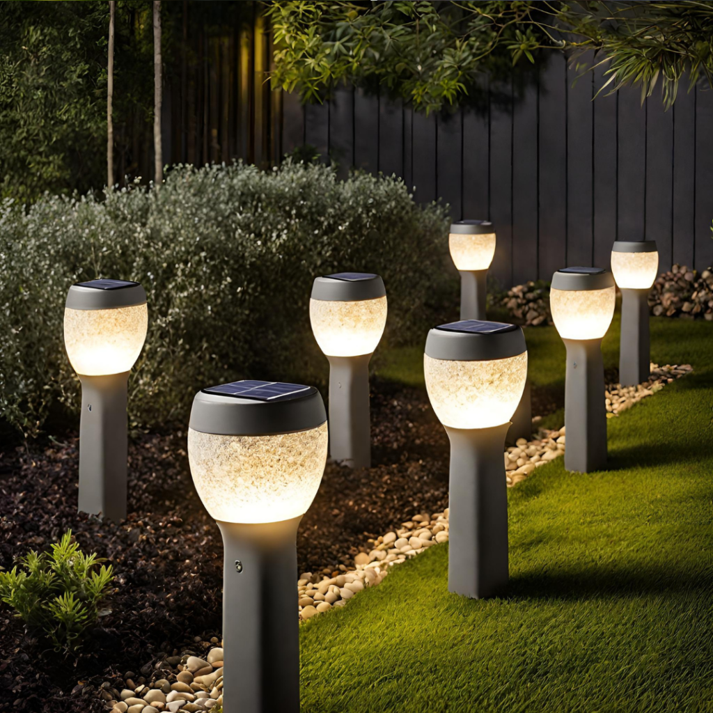 Solar LED Gartenleuchte 4er-Set - Virtual Sunergy Work